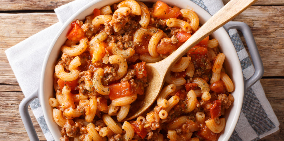 Macaroni & Hamburger Casserole – Colgin Liquid Smoke